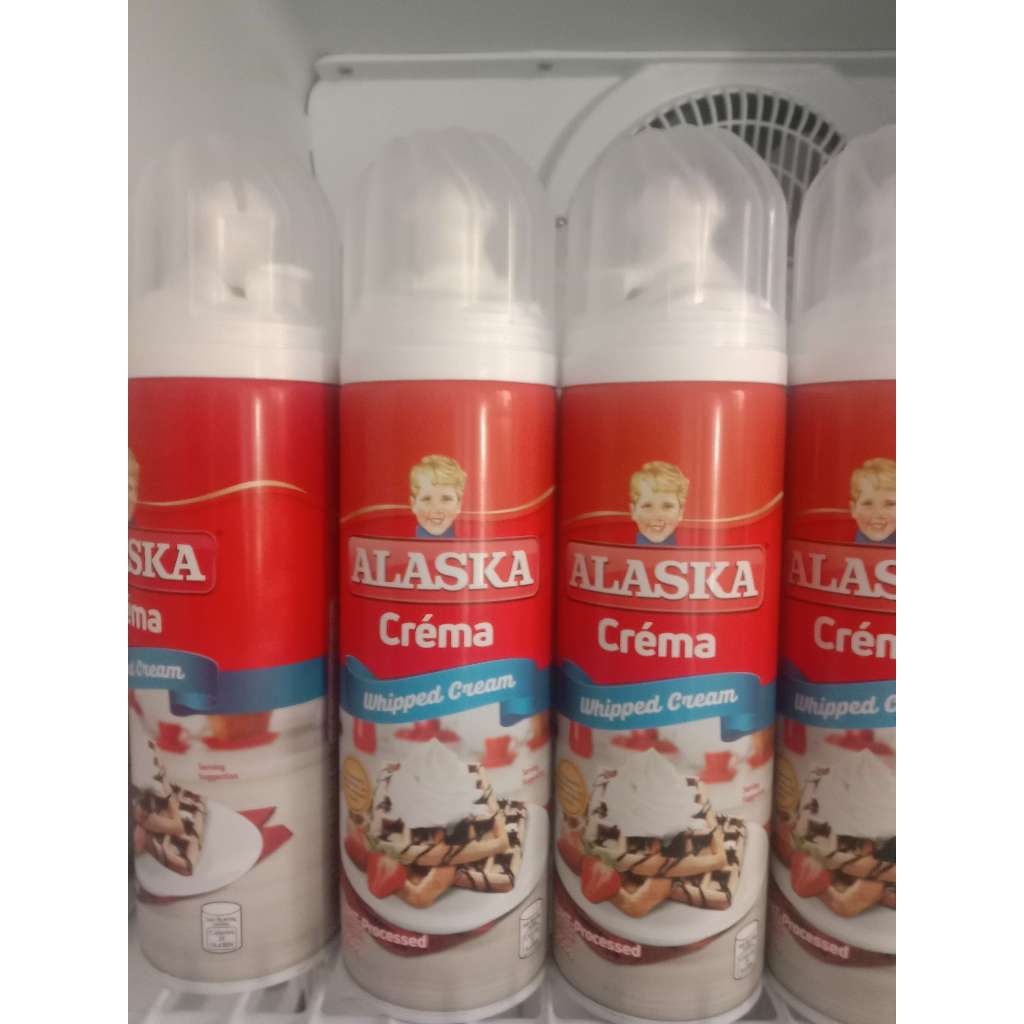 Alaska Crema Whipped Cream Spray 12 x 250g | Shopee Philippines