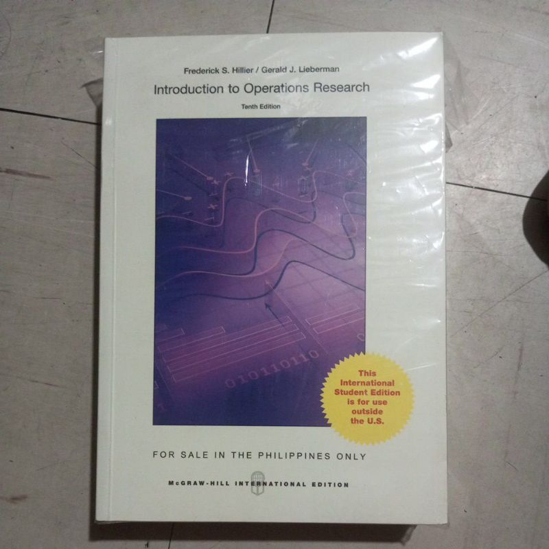 Introduction to Operation Research tenth edition | Shopee Philippines