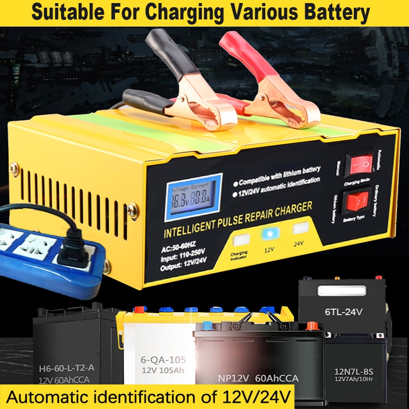 Car Battery Charger Japan Made 12V 24V Porttable Power Chargers Series ...