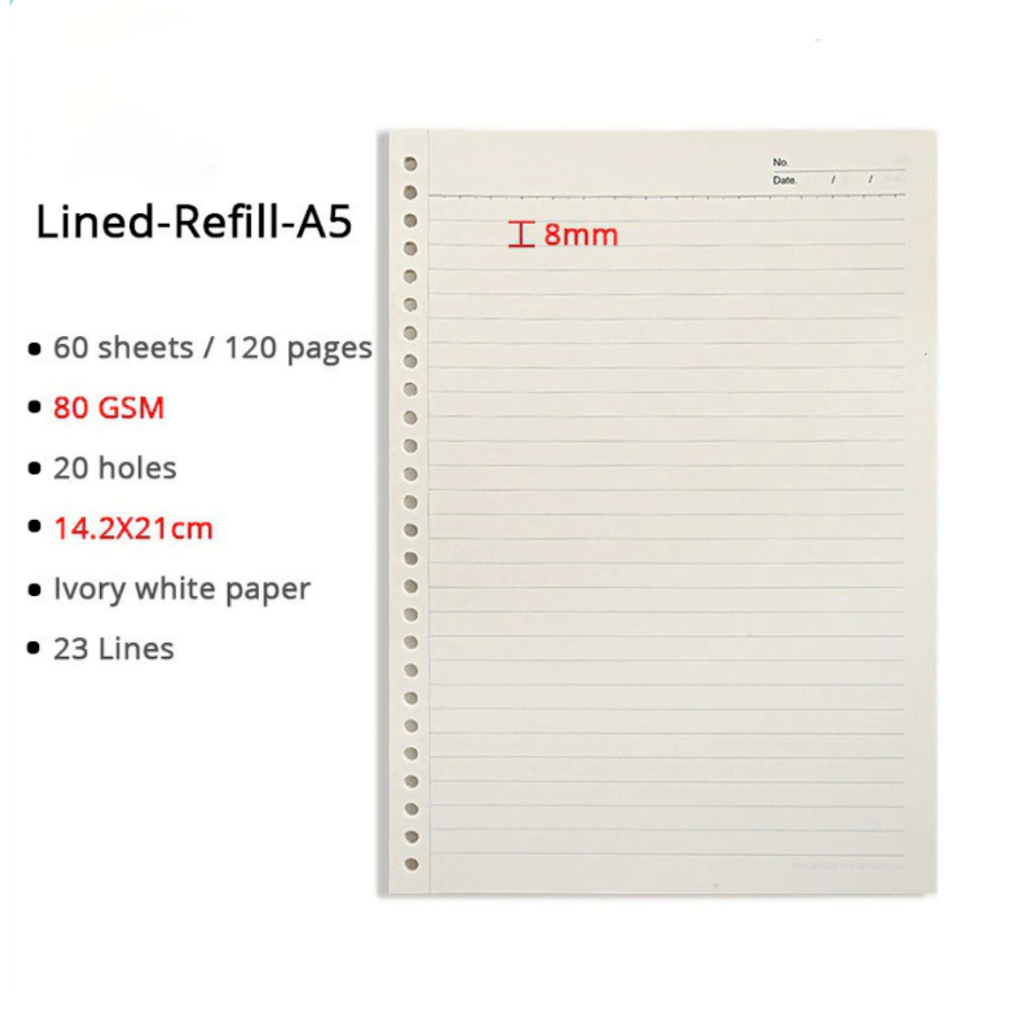 1Pc A5 Loose-Leaf Notebook Monet Natural Design Binder Notepad ...