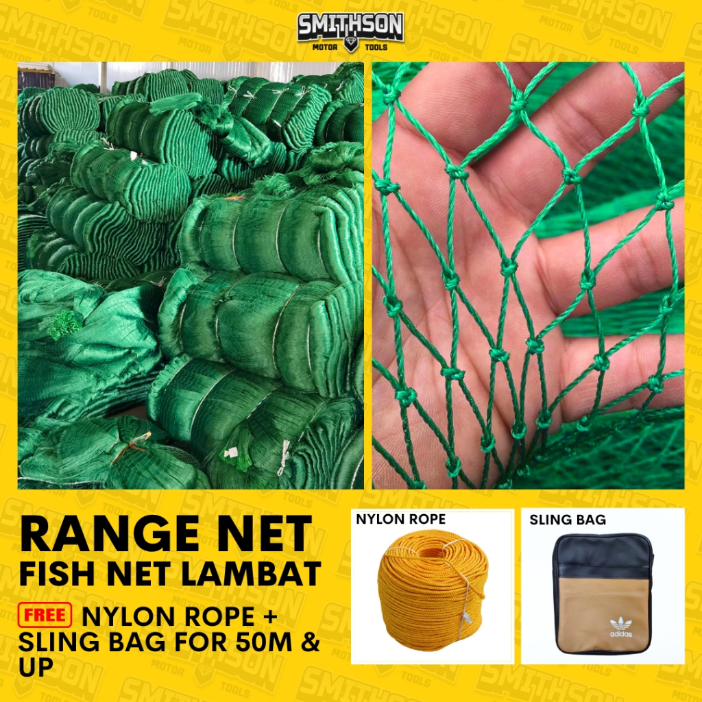 Smithson Range Net 5/10meters Chicken Net Lambat Fishnet Screen Fence ...