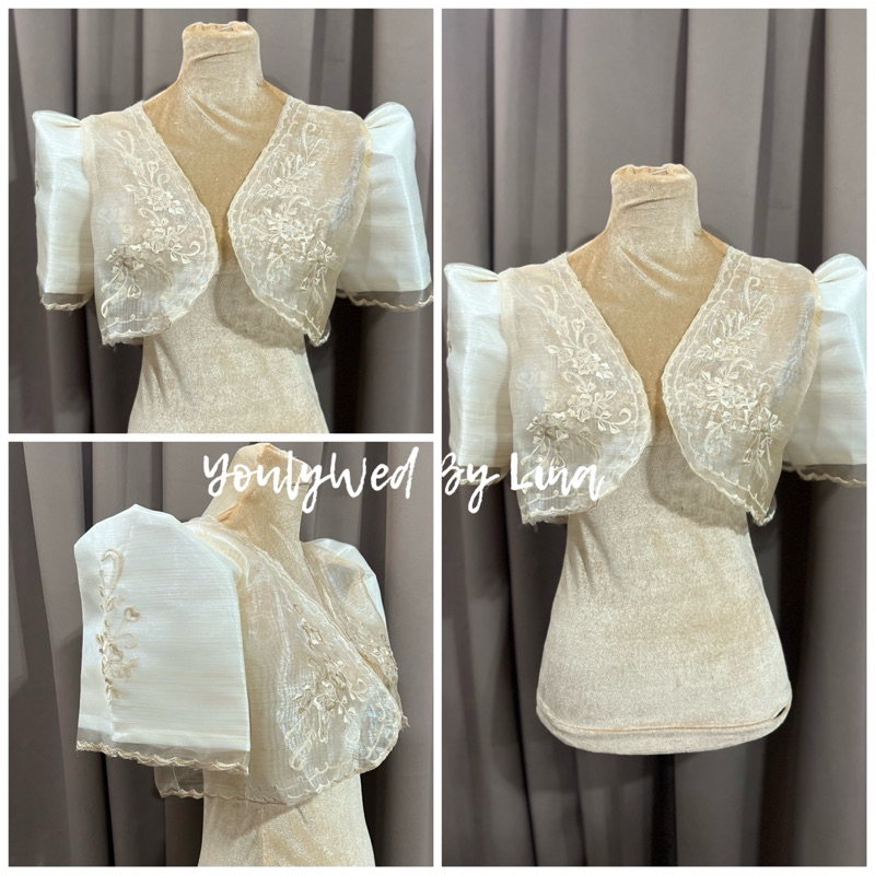 Modern Filipiniana Bolero Burda | Shopee Philippines
