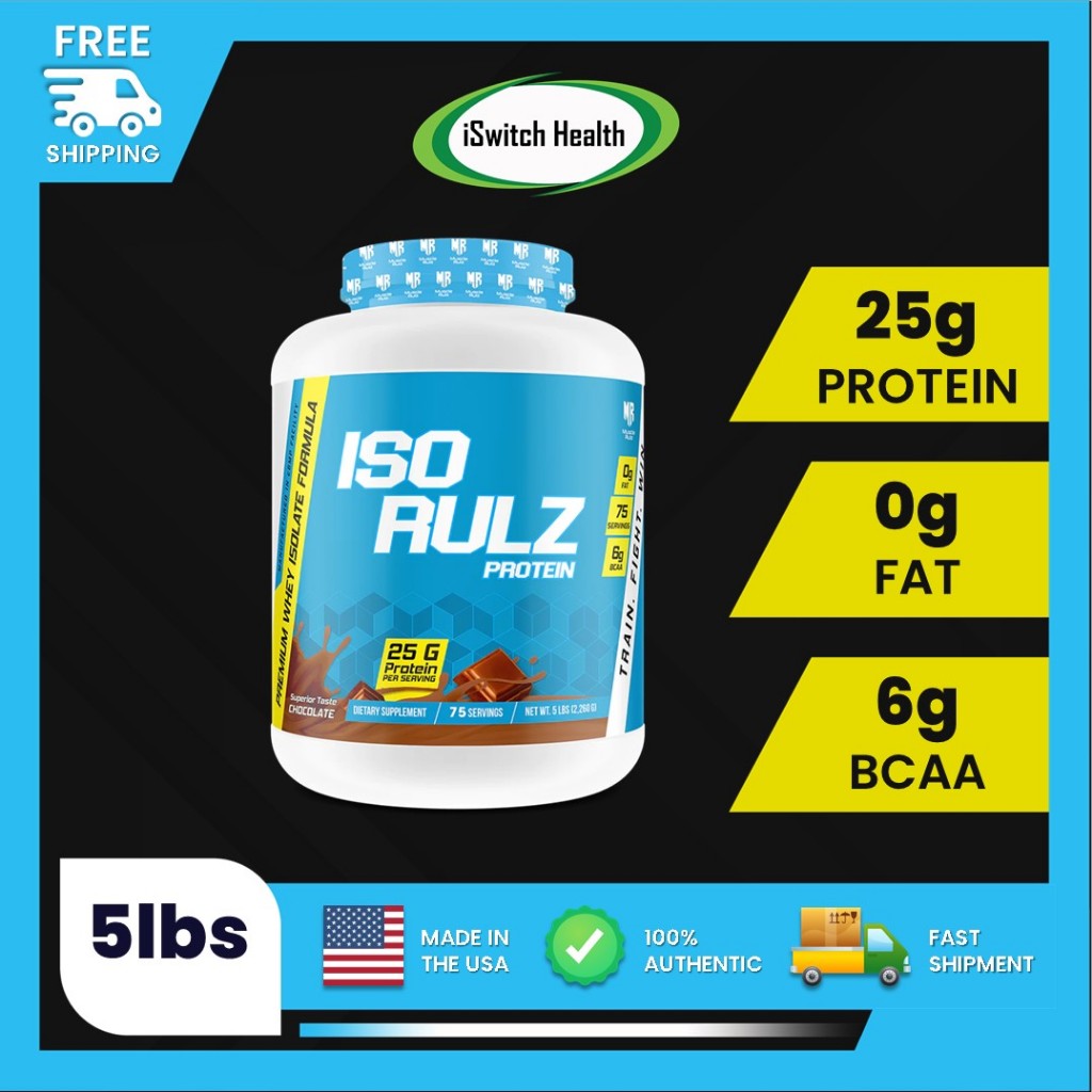 Muscle Rulz ISO Rulz Protein - 5lbs | Ultra Lean Formula | Recovery ...