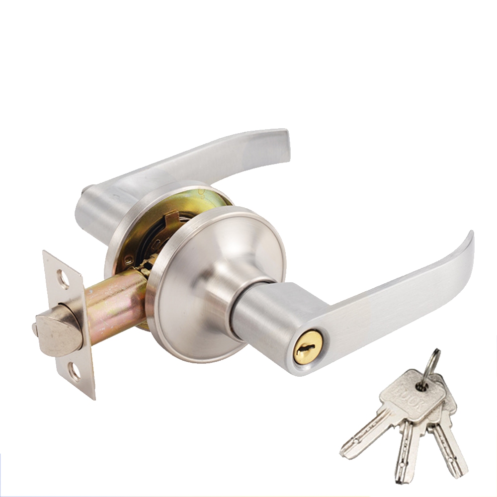 Lever Door Lock Set Stainless Steel Heavy Duty Anti-Corrosion Door Knob ...