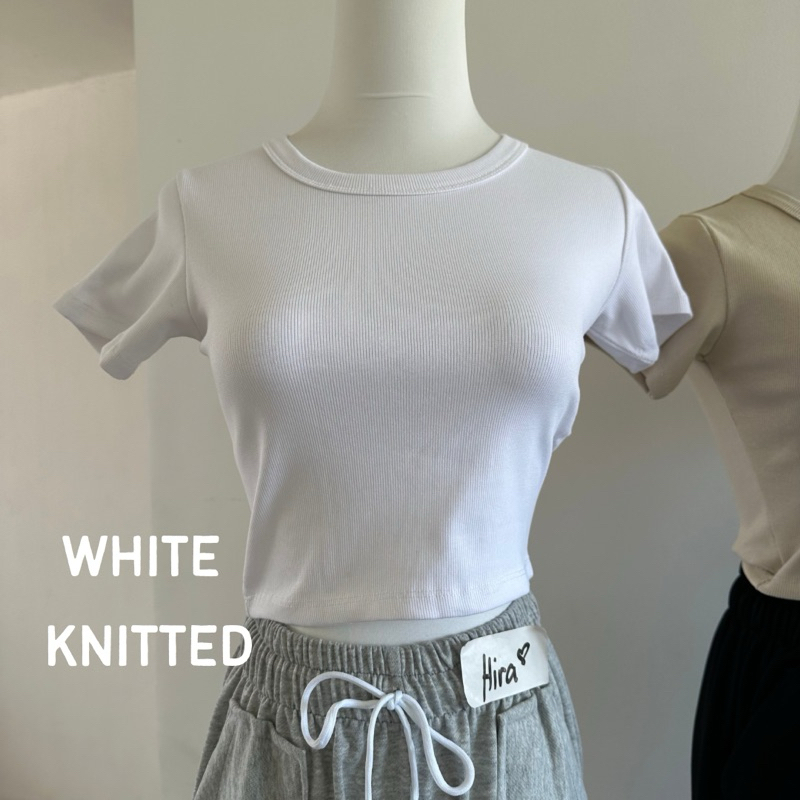 Hira• Basic Ribbed Croptop — Cotton Ribbed Top | Shopee Philippines