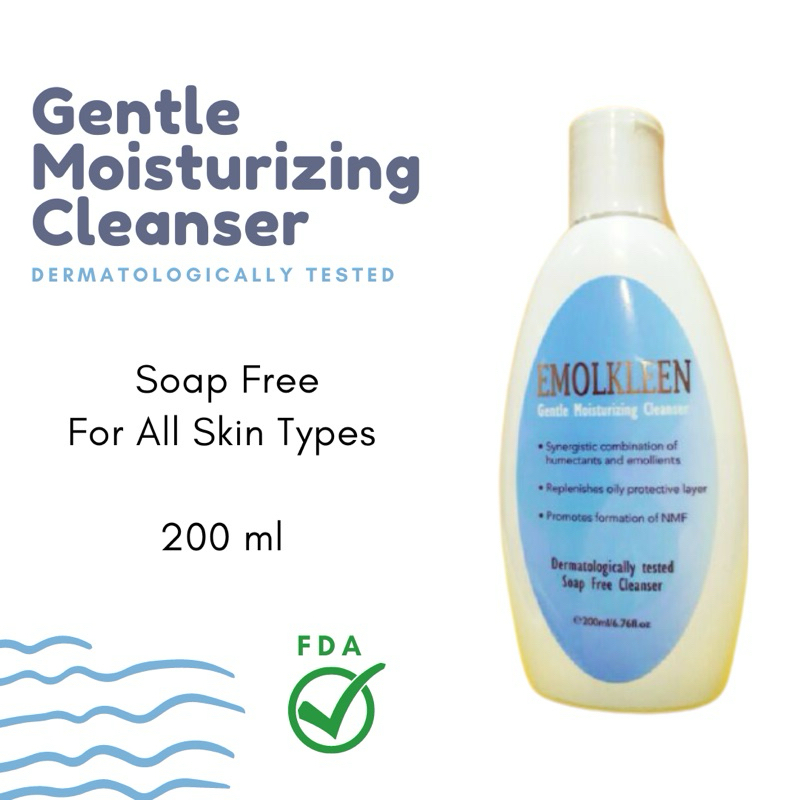 Emolkleen Gentle Moisturizing Cleanser 200ml (exp October 2026 ...