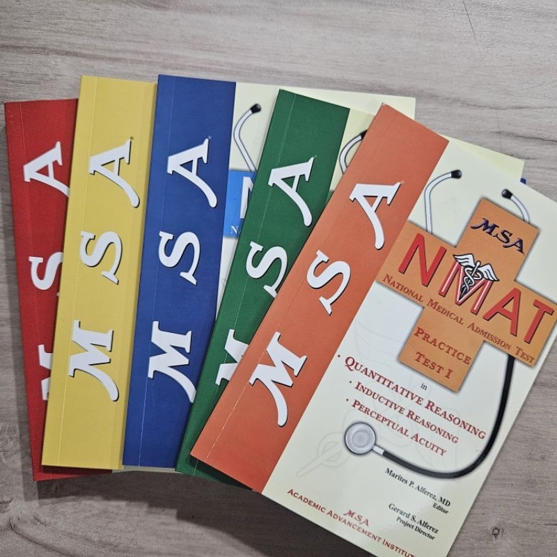 MSA NMAT National Medical Admission Text Reviewer Books 2024edition ...