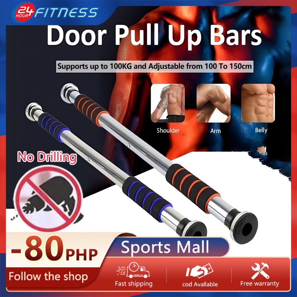 Door Horizontal bar Steel Adjustable Training Bars For Home Sport Arm ...