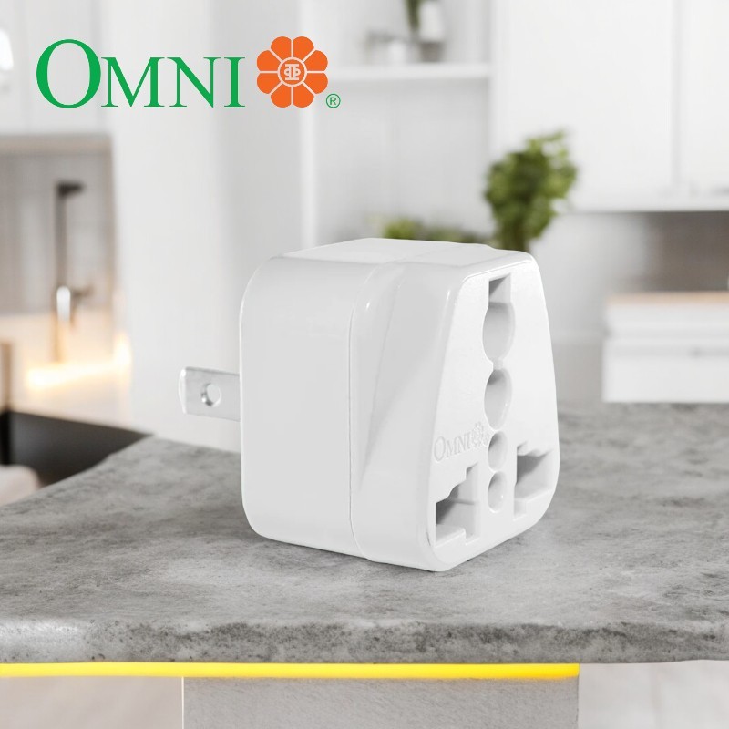 OMNI Universal Socket Adapter - Compatible with Multiple Plugs - 10A ...