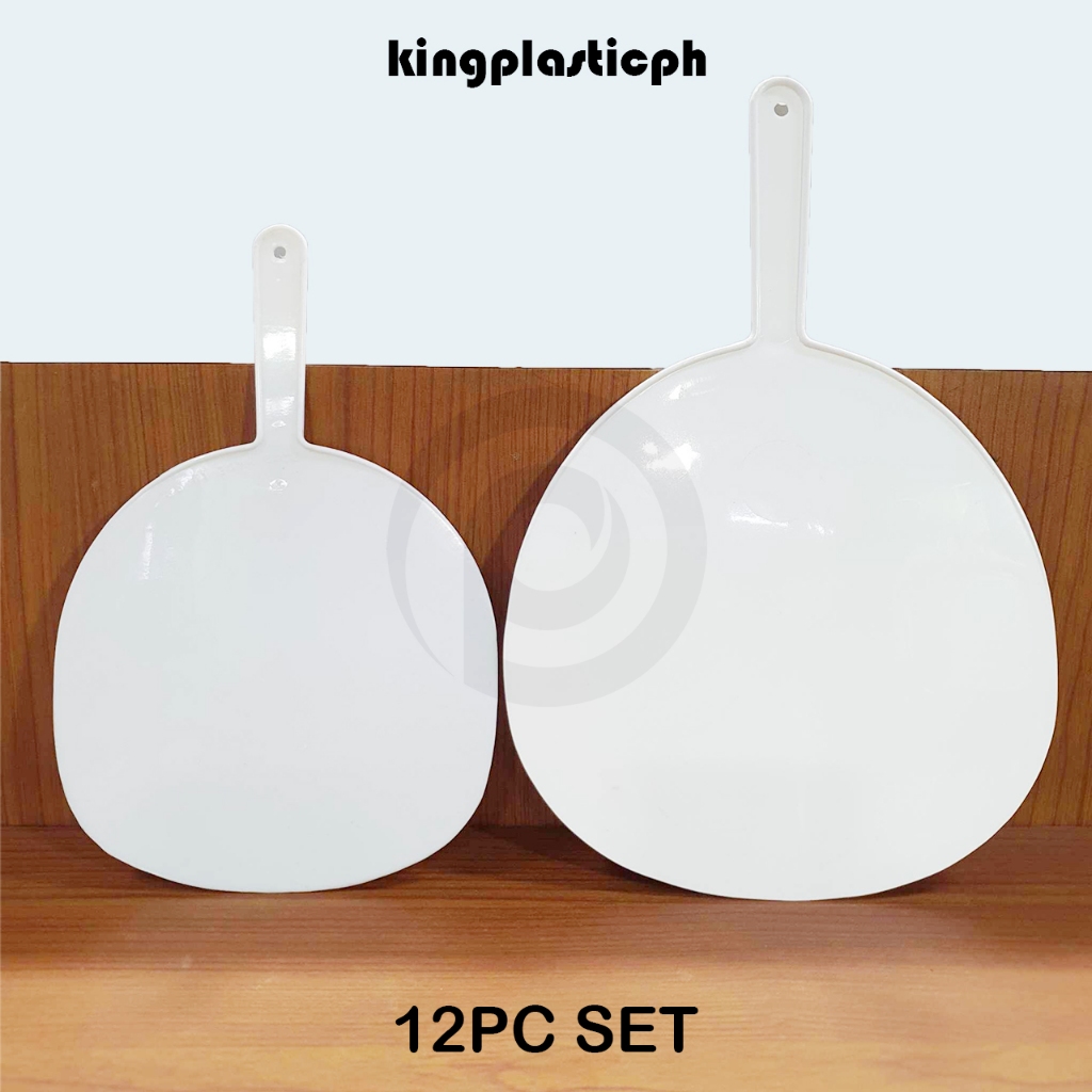 12pcs Light and Durable Pamaypay / Fan with Handle | Shopee Philippines