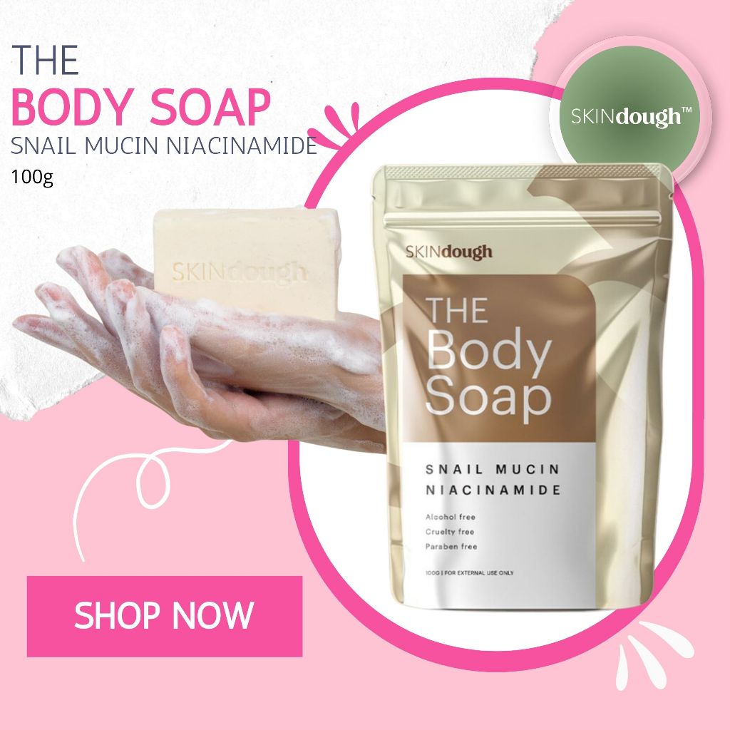 SKINdough THE BODY SOAP 100g | Snail Mucin Niacinamide | Skin Dough ...