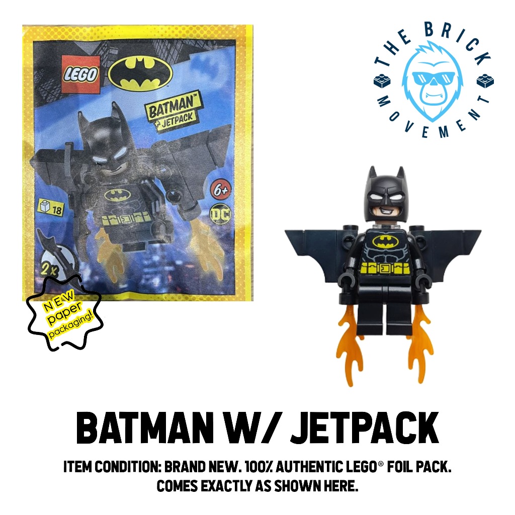 DC Batman w/ Jetpack Foil Pack | Shopee Philippines