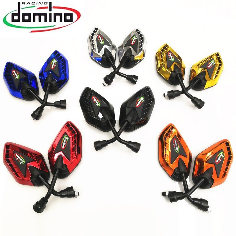 Motorcycle Domino Short Stem Side Mirror clean For HONDA Universal XRM ...