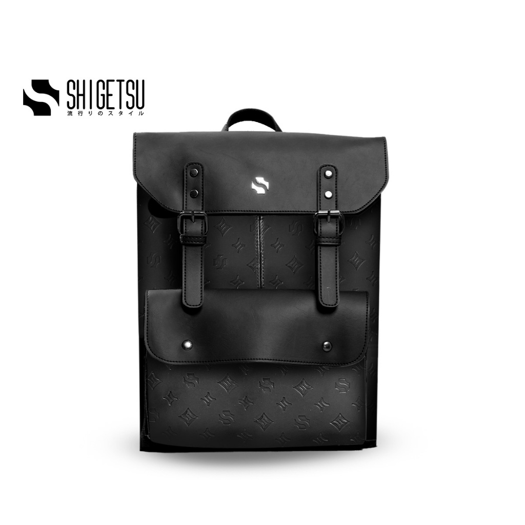 Shigetsu Debossed Monogram Bag Collection Backpack for School crossbody ...