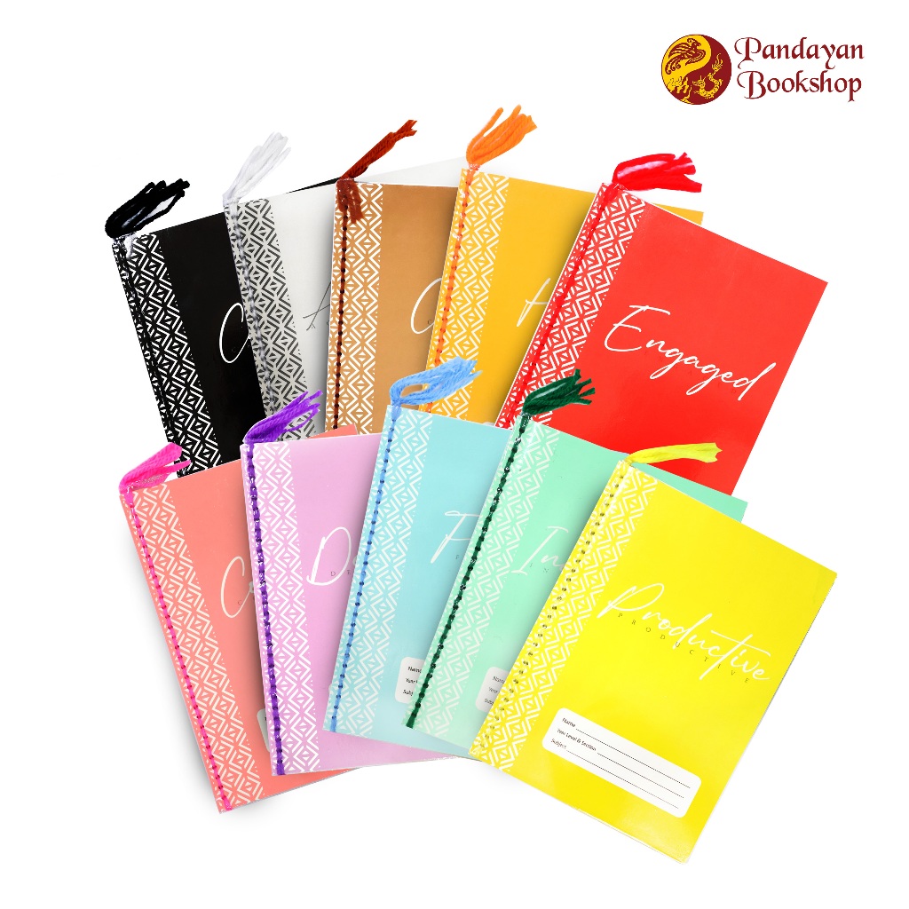 Pandayan Spiral Notebook Bookpaper New Design 80 leaves (Stitched with ...