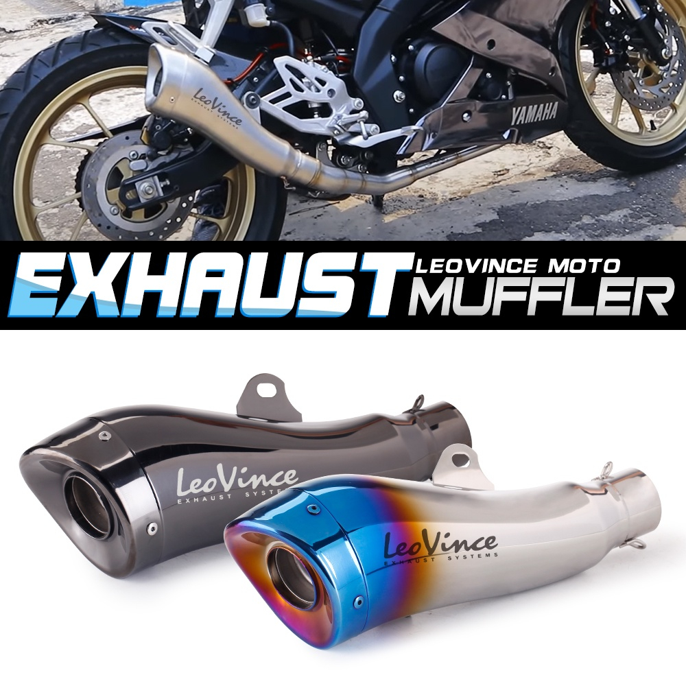 Motorcycle Exhaust LEOVINCE Scooter Modified exhaust Muffler pipe Sport ...