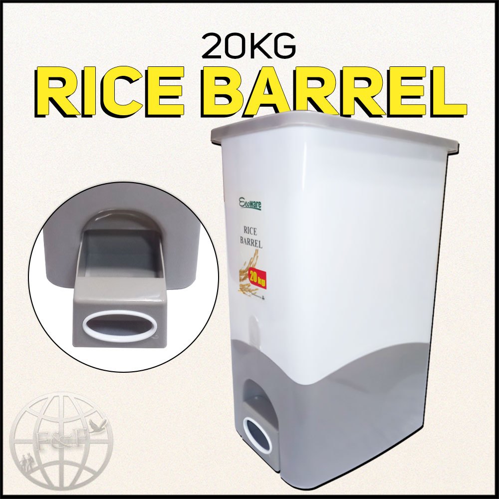 Rice Barrel Storage_20Kg | Shopee Philippines