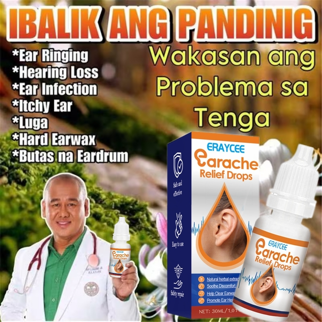 30ml Tinnitus Liquid Ear Drops Earache Relief Drops Original Remover ...