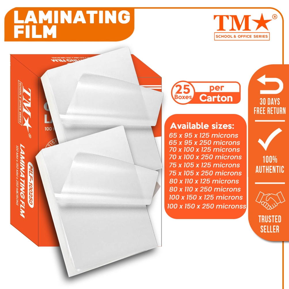 TM 25 boxes Laminating Film (MLF) | Shopee Philippines