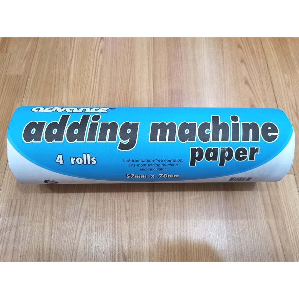 4Rolls Advanced Adding Machine Paper | Shopee Philippines