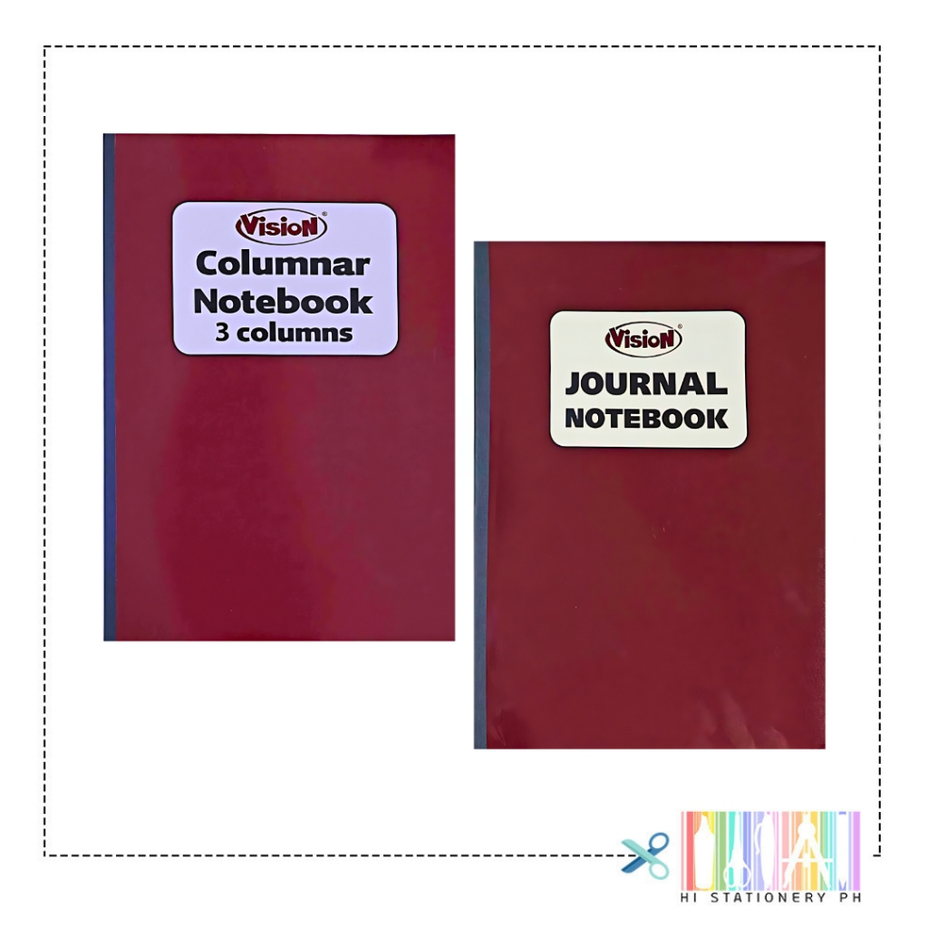 VISION Columnar Notebook Journal.3 Columns | Shopee Philippines