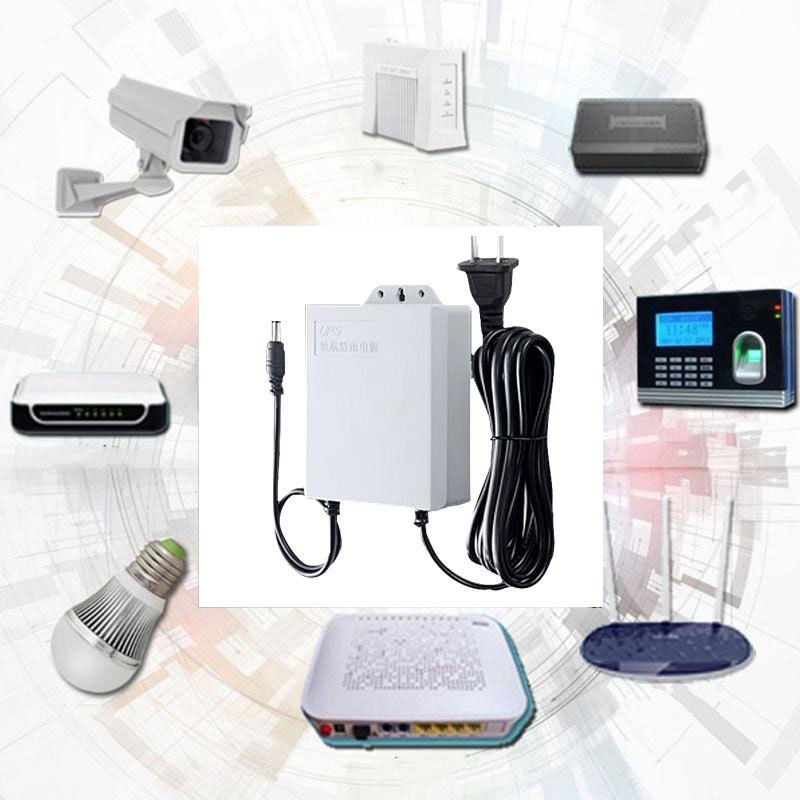 V380 12V 1.5A 5400ma Mini UPS WiFi Router Modem CCTV Backup Battery ...