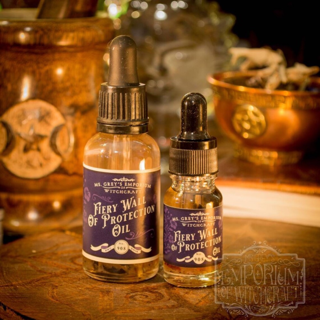 Fiery Wall Of Protection Oil | Conjure Oil | Anointing Oil | Witchcraft ...