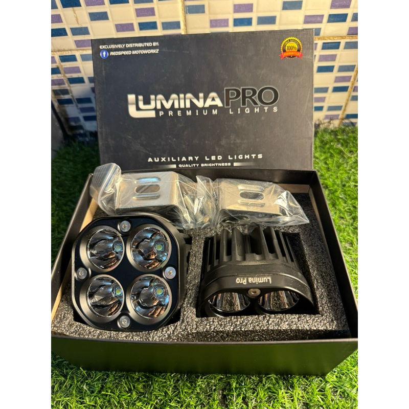 Lumina PRO Auxiliary LED Lights (Lazer Gun White) | Shopee Philippines