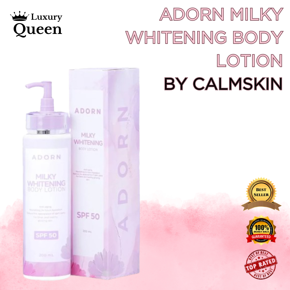 [ORIGINAL] ADORN MILKY WHITENING BODY LOTION SPF50 (200mL) | Shopee ...