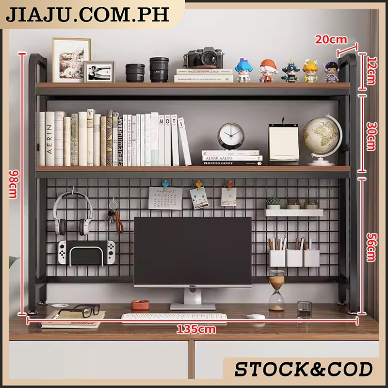 ⚡️COD⚡️Desktop Organizer Tabletop Rack Multi-laver Student Bookshelf ...