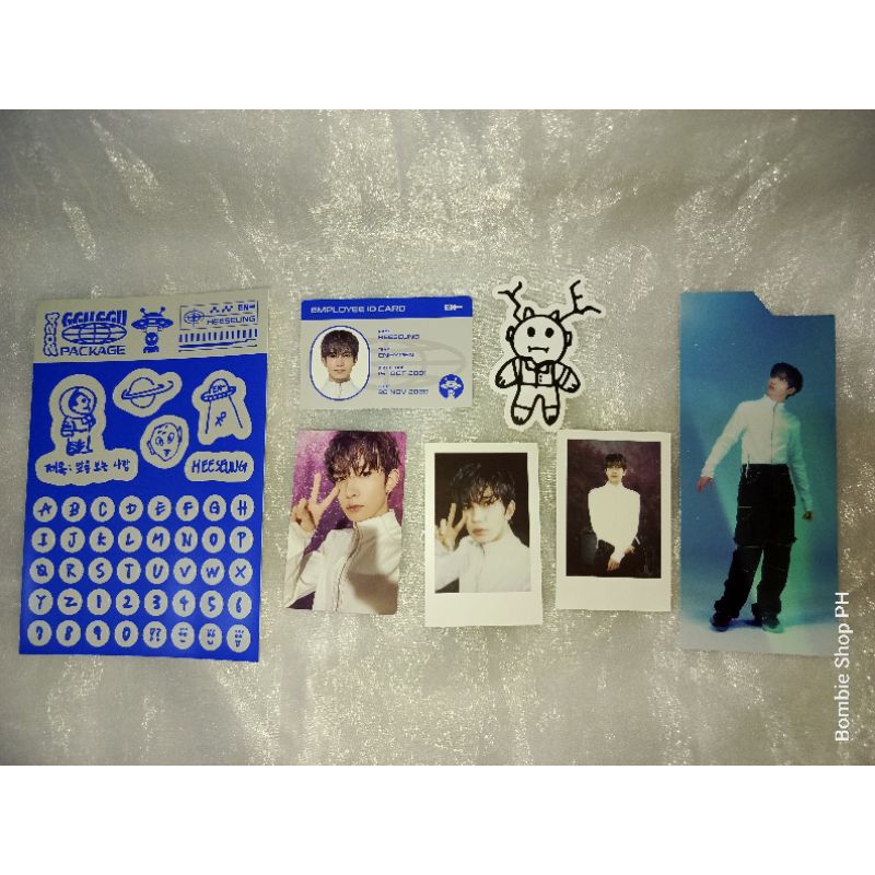 Official ONHAND Enhypen GGU GGU Package 2024 Member Set - HEESEUNG PHOTOCARD SET / HEESEUNG PC ...