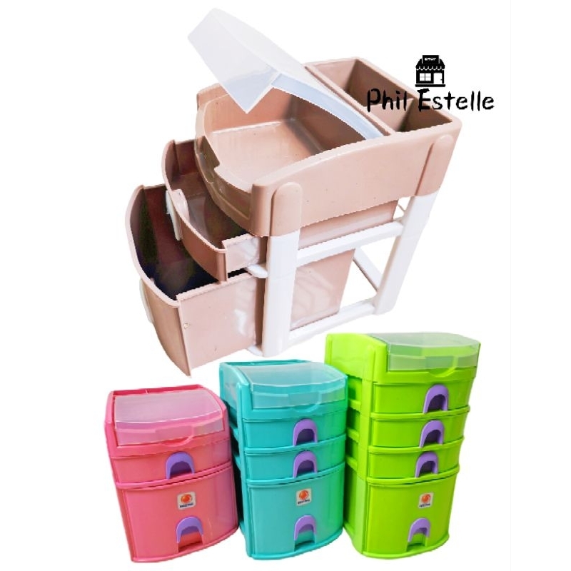 Mini Drawer Desktop Organizer Multilayer storage drawer 3-5Layers ...