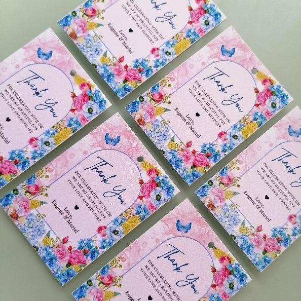 Thank You Cards | Gift Tags (Free Layout) | Shopee Philippines