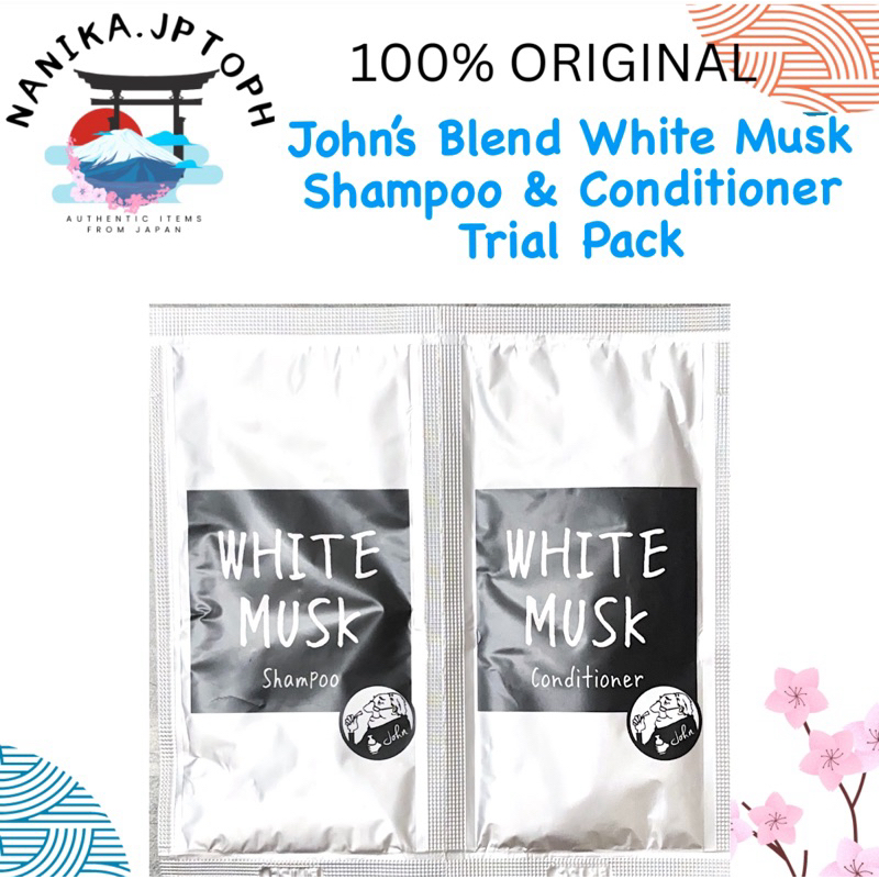 John’s Blend White Musk Shampoo & Conditioner Trial Pack Authentic from ...