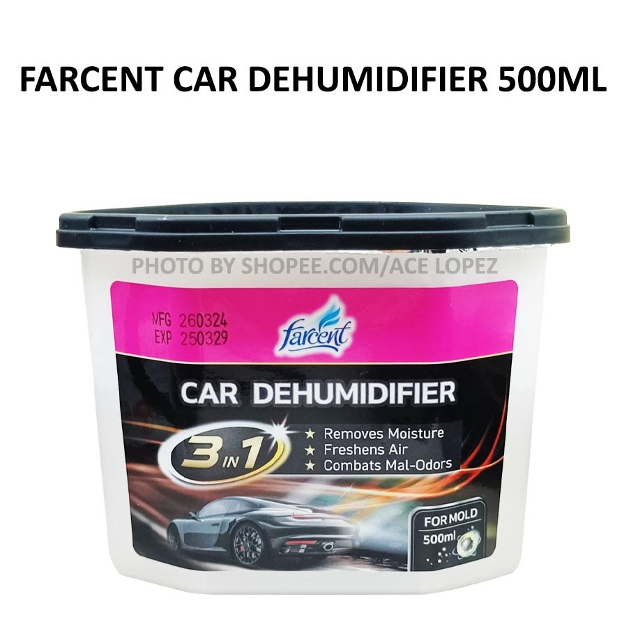 Farcent Car Dehumidifier 3 in 1 For Mold 500ml als21207 | Shopee ...