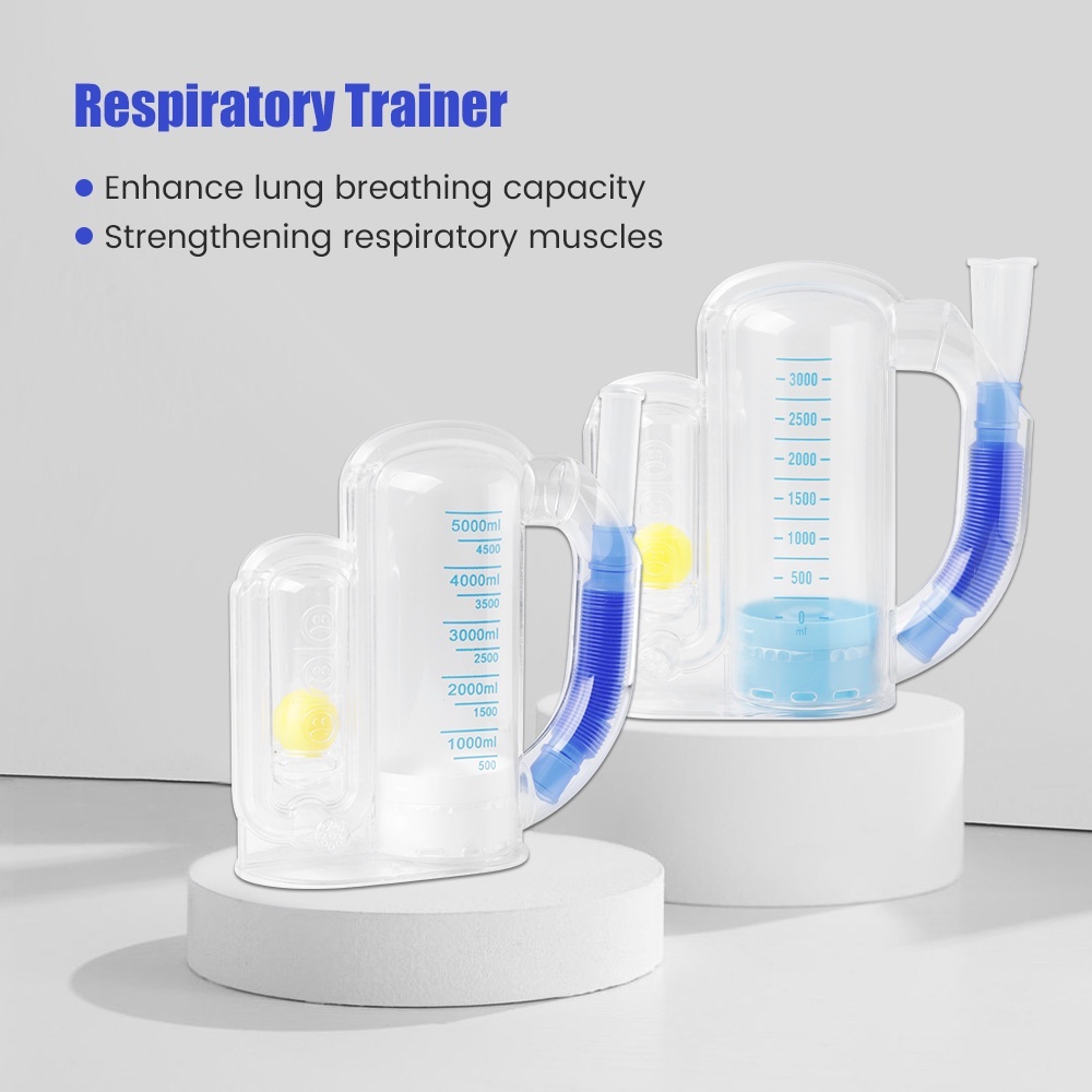 5000ml Incentive Spirometer Deep Breathing Exerciser Lung Trainner Deep ...