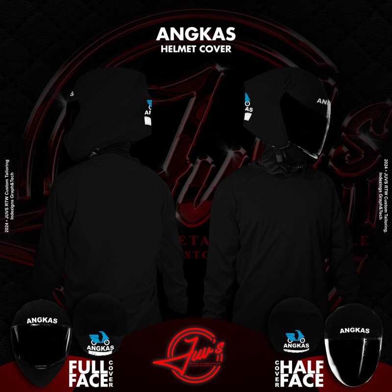ANGKAS BLACK HELMET COVER | Shopee Philippines