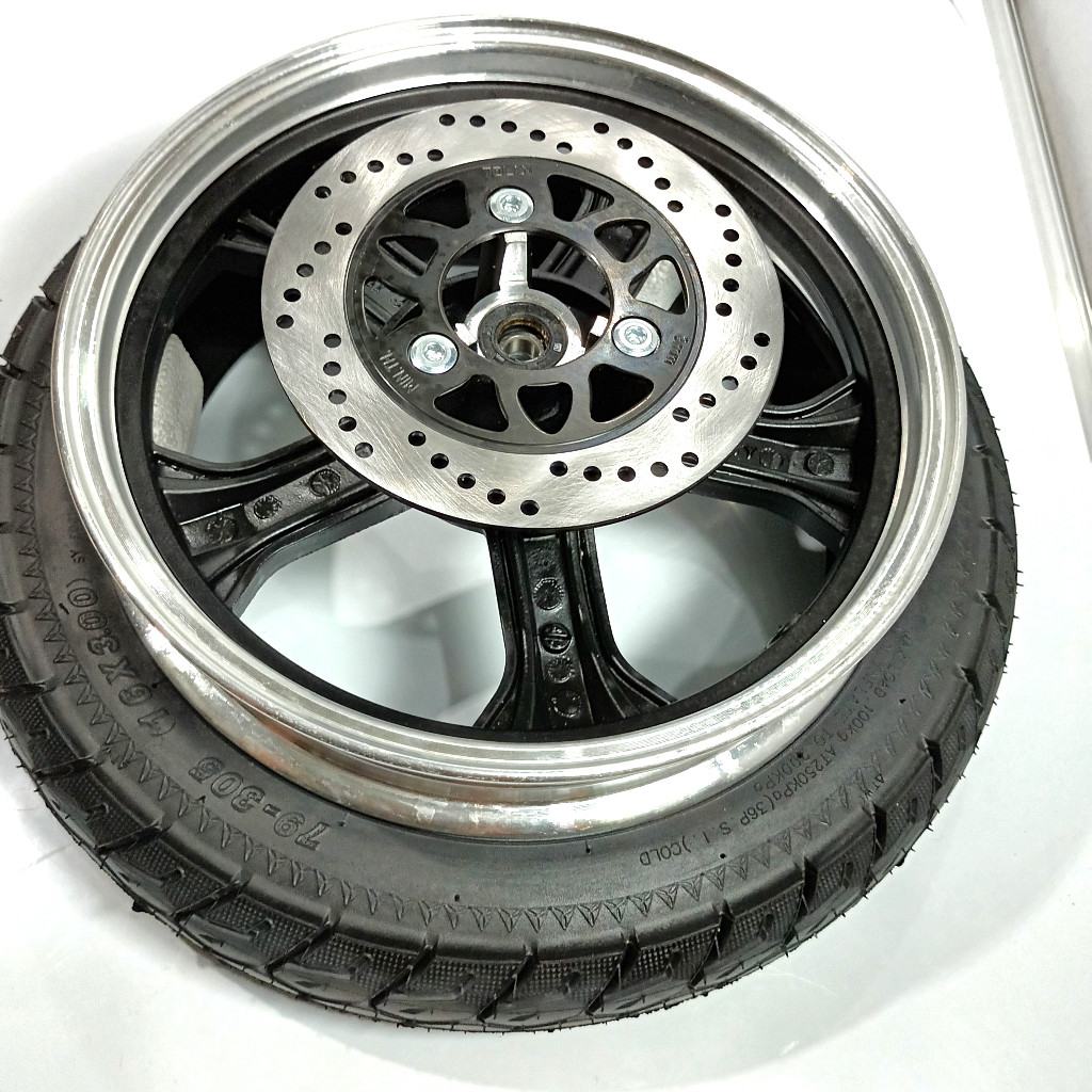 ebike front mags wheels with tire 16x3.00 or 3.00-12 tubeless with ...