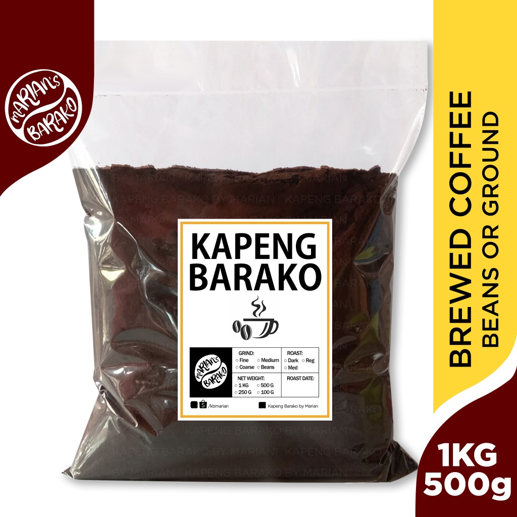 [KBM] Authentic Batangas Kapeng Barako (1KG/500G) (Batangas Coffee ...