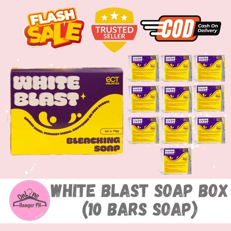 White Blast Bleaching Soap 10pcs with Box by SCT Unlimited Whitening ...