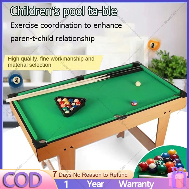 Billiards Kids 6 Boys Pool Table Home Mini Football Table Toy Tabletop ...