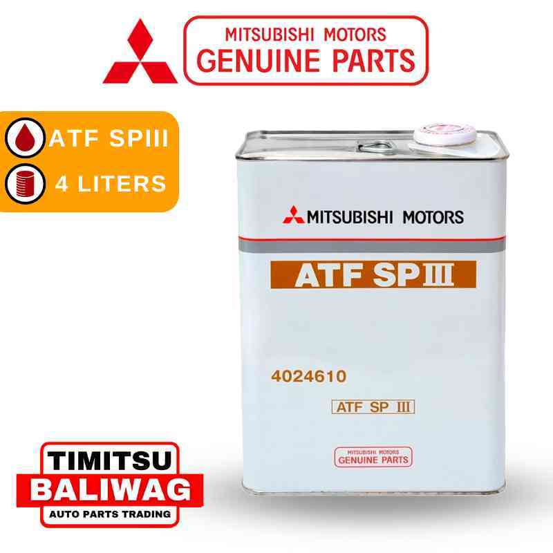 MITSUBISHI ATF SP III (Automatic Transmission Fluid) 4 LITERS GENUINE ...