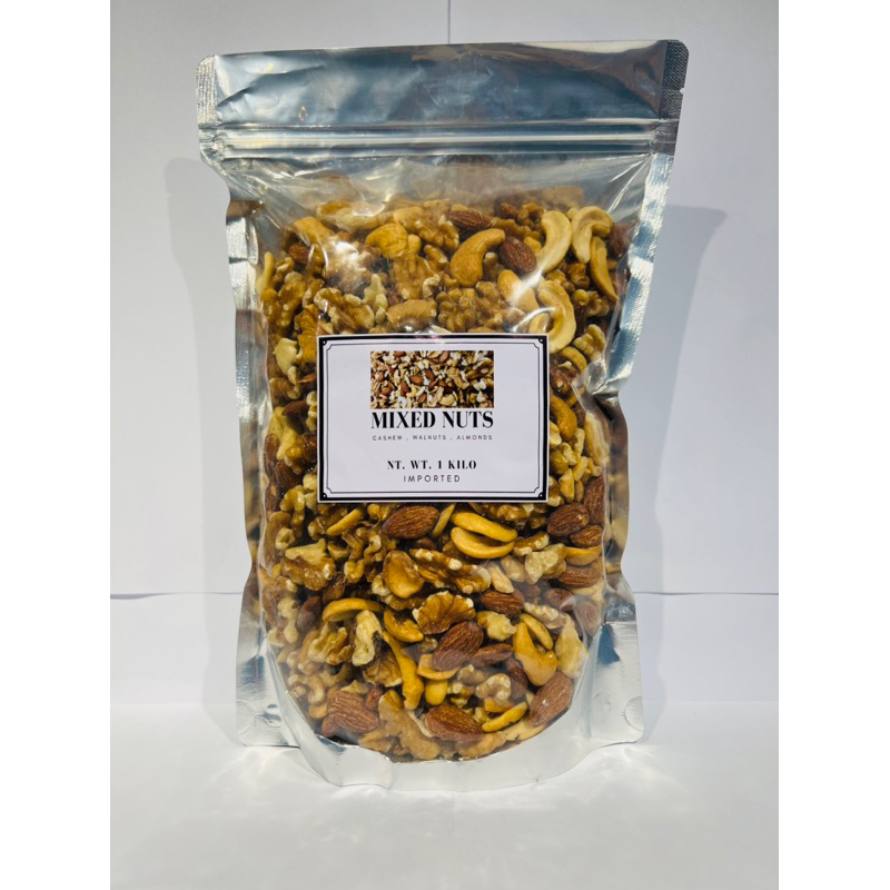 Mixed Nuts ( almonds , cashew , walnuts ) 1 kilogram in Resealable ...
