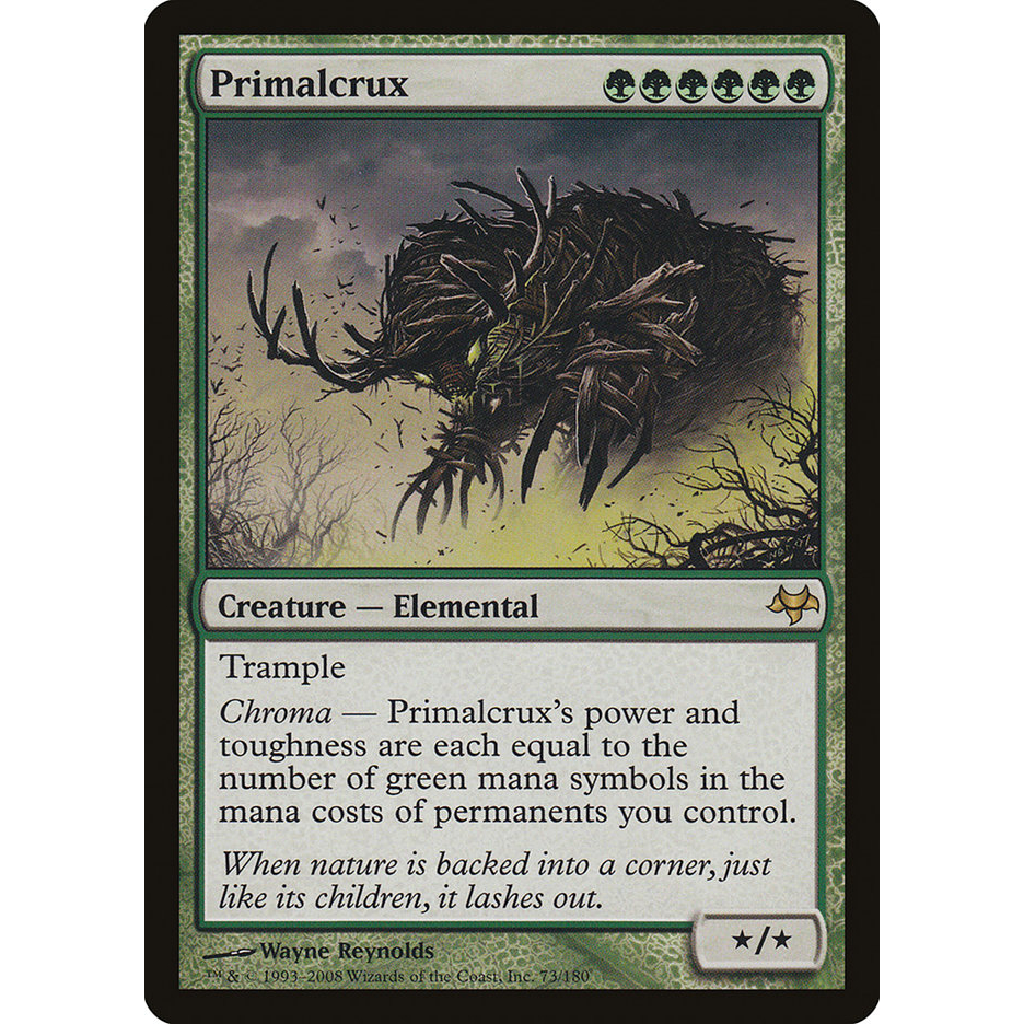 Primalcrux - Creature - Near Mint - Foil - EVE - Green | Shopee Philippines