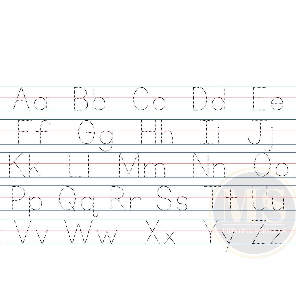 Tracing Pad (Name, Alphabet, Alphabet Uppercase, Alphabet Lowercase ...