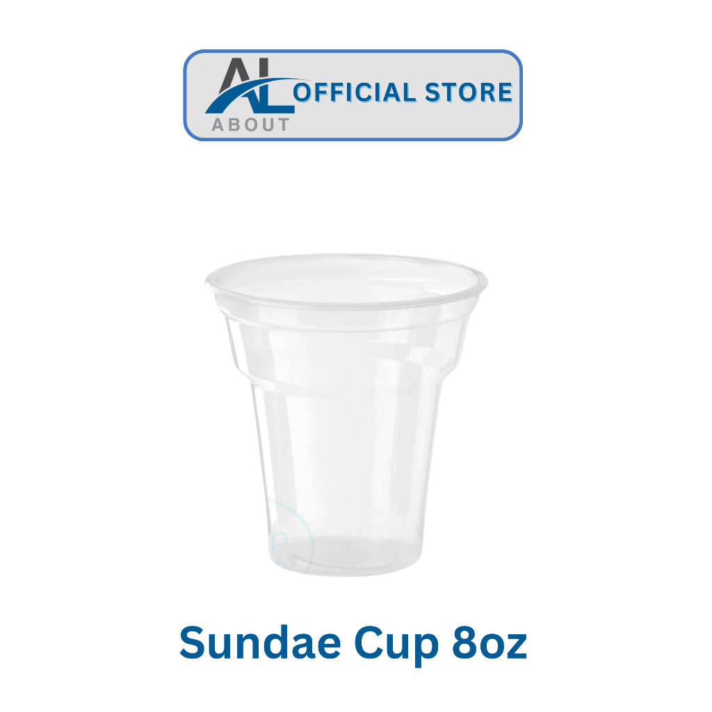 Sundae Cup 8oz- 50pcs per pack | Shopee Philippines