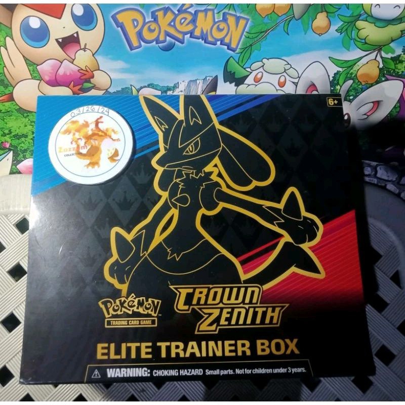 Crown Zenith ETB w/ FREE Booster Pack (Elite Trainer Box Booster Box ...