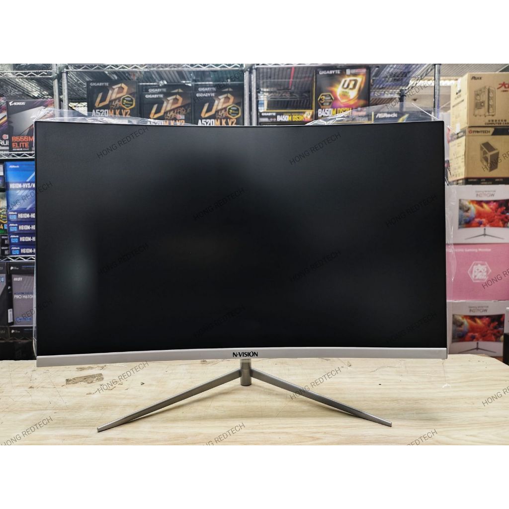 27" NVISION IN27FGW SPVA Panel 165Hz WHITE CURVED | Shopee Philippines