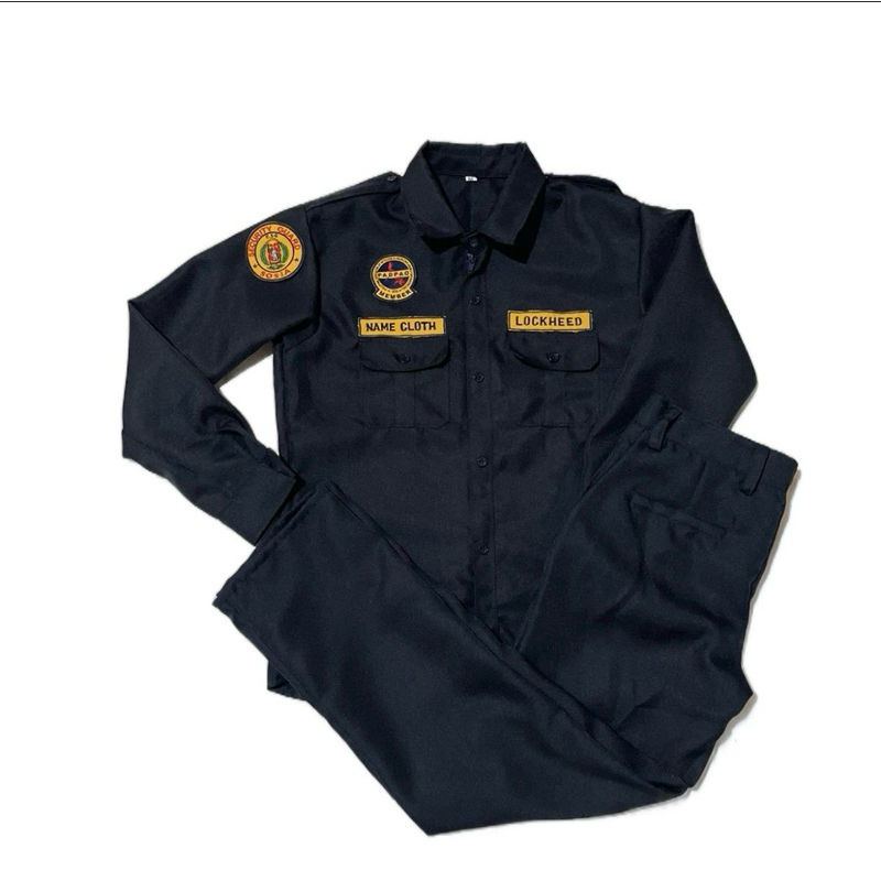 Security Set Uniform(patches/namecloth included) | Shopee Philippines