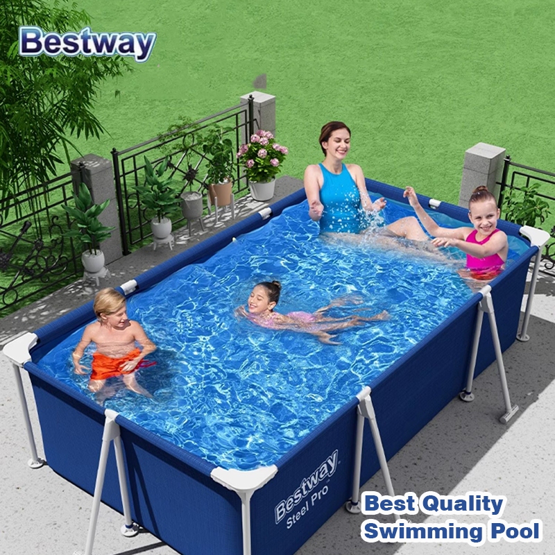 Bestway Portable Inflatable Swimming Pool Outdoor Large Bracket ...
